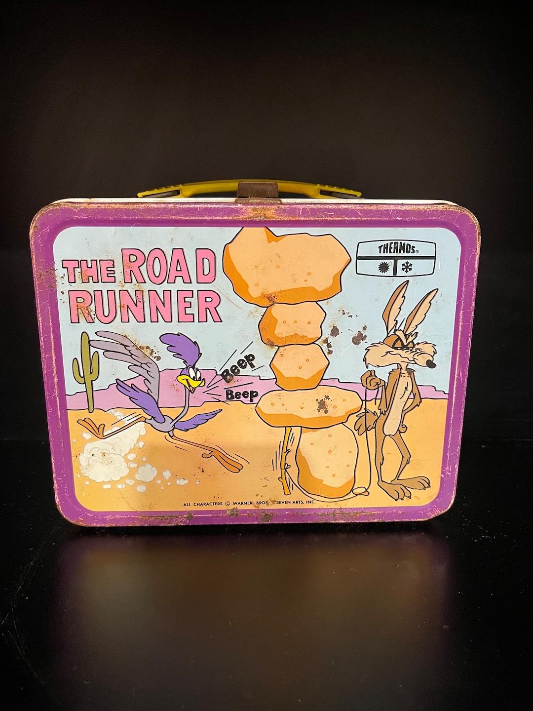 Vintage Aladdin Lunchbox Road Runner W/ Thermos - Etsy