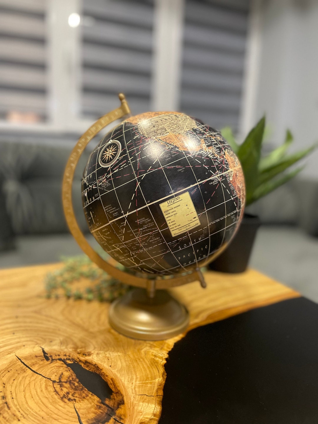 World Globe Big Globe Vintage Globe - Etsy