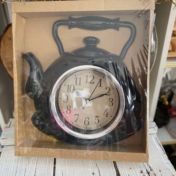 Teapot Wall Clock - Etsy