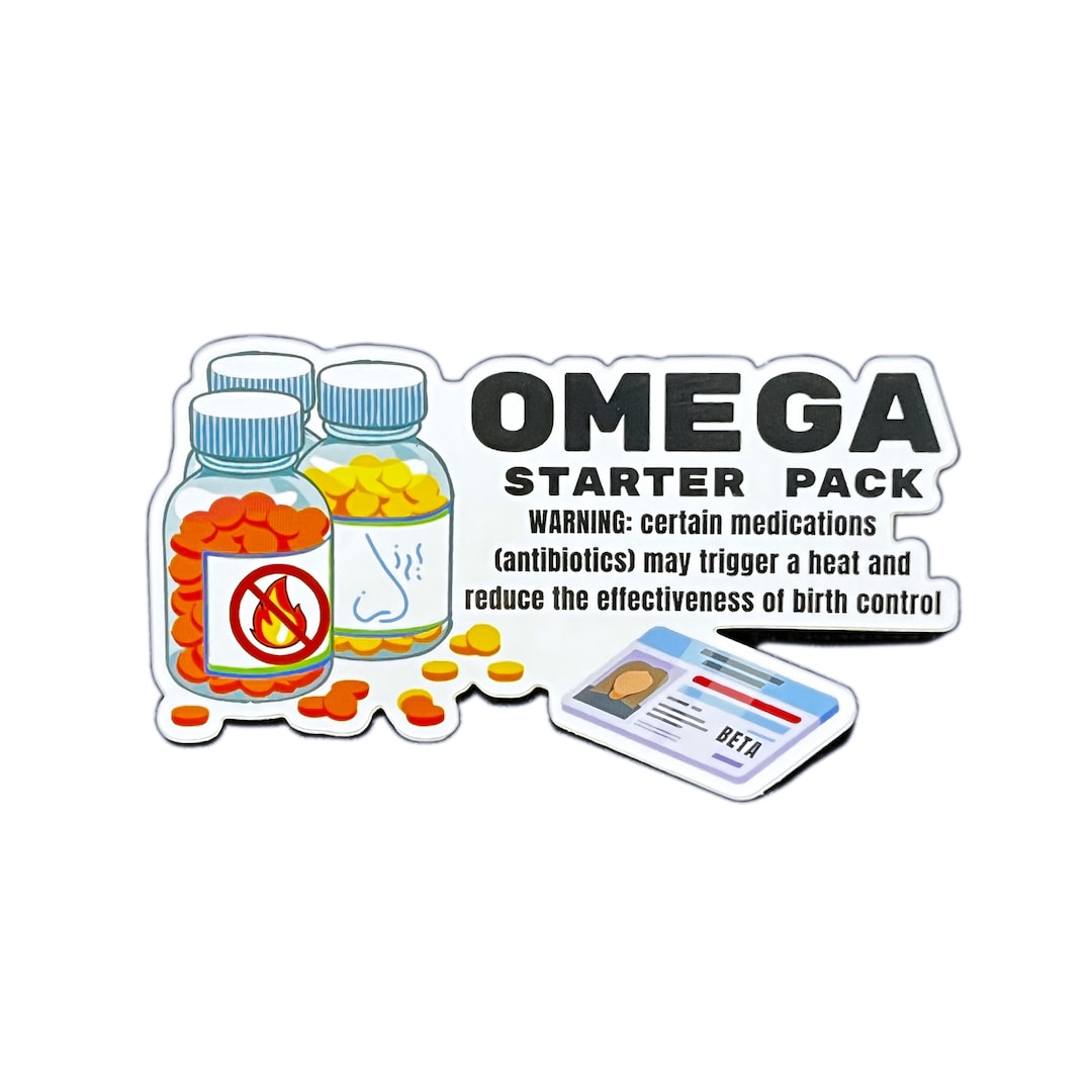 Omegaverse Starter Pack Sticker - Etsy
