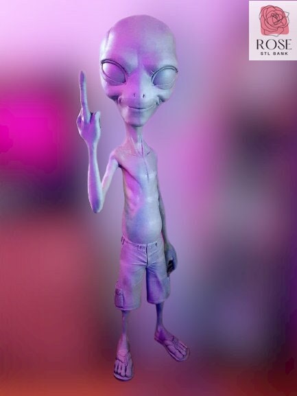 Paul the Alien 3D STL File Paul the Alien 3D Printed Model - Etsy