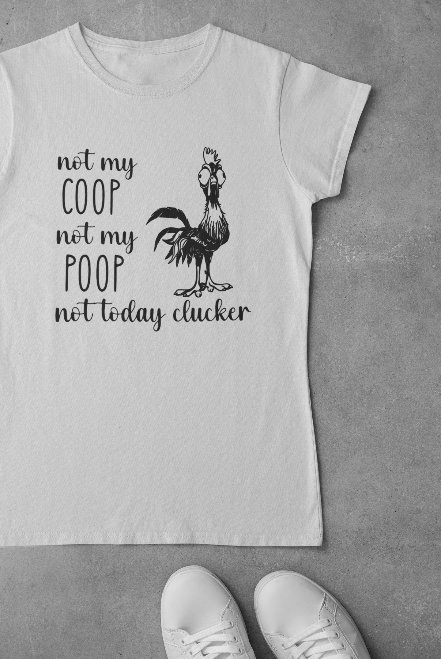 Funny Farm's "not Today Clucker" Graphic T Moisture Wicking Dri Fit ...