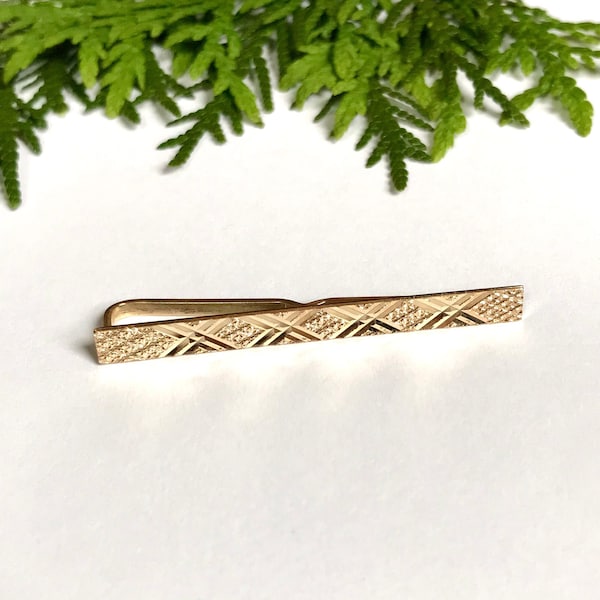 Gold Tie Bar - Etsy