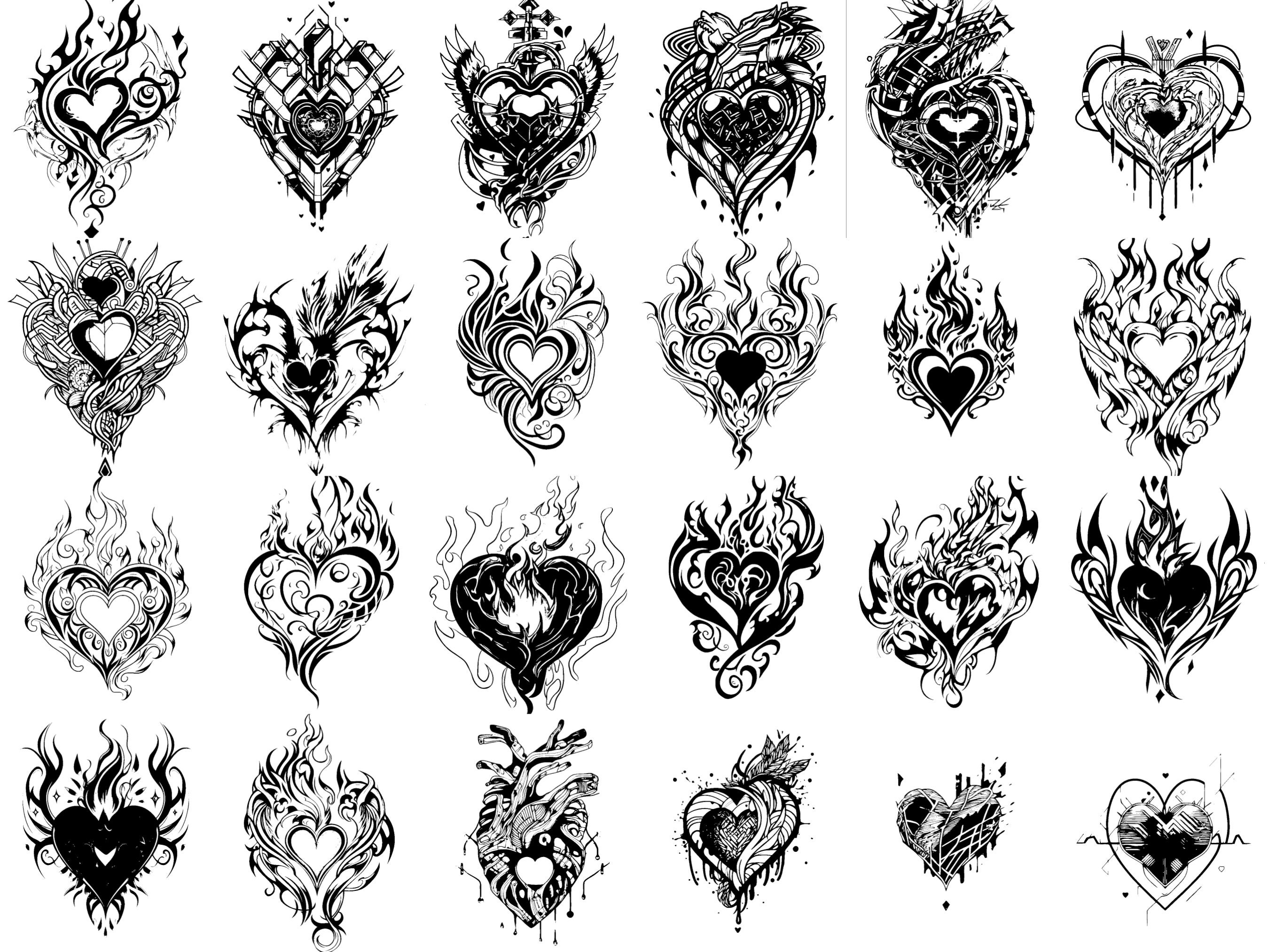 HEART SVG BUNDLE, Heart Vector, Heart Shape Svg, Anatomy Svg, Unique ...