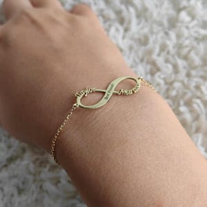 Set of 2 Best Friends Infinity Bracelets, Sterling Silver Infinity ...
