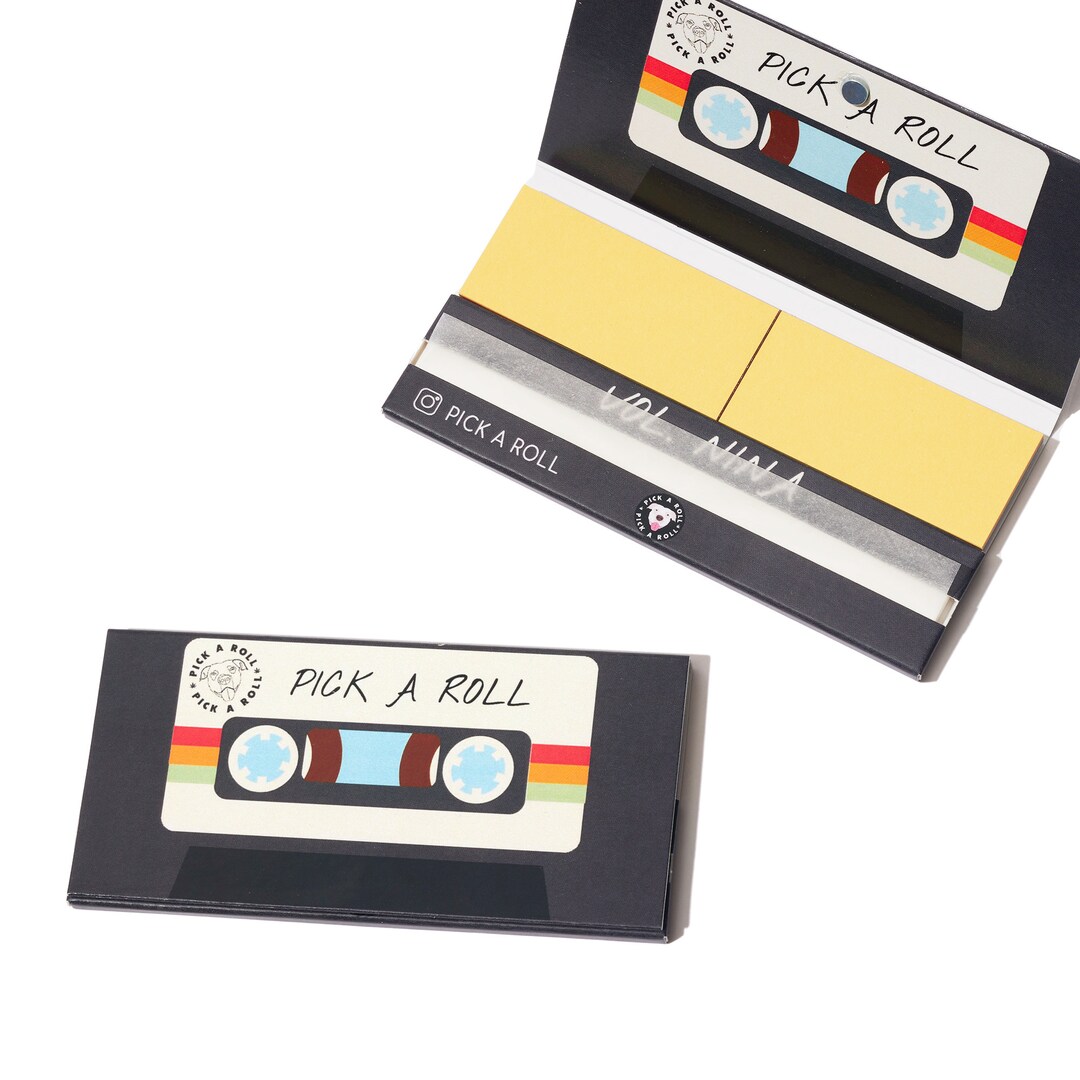 Retro Vibes Unleashed: Vintage Cassette Design Rolling Papers - Etsy