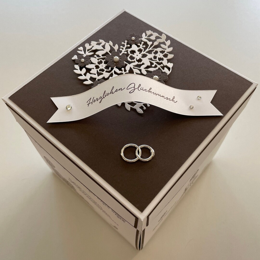 Explosionsbox zur Hochzeit - Etsy.de