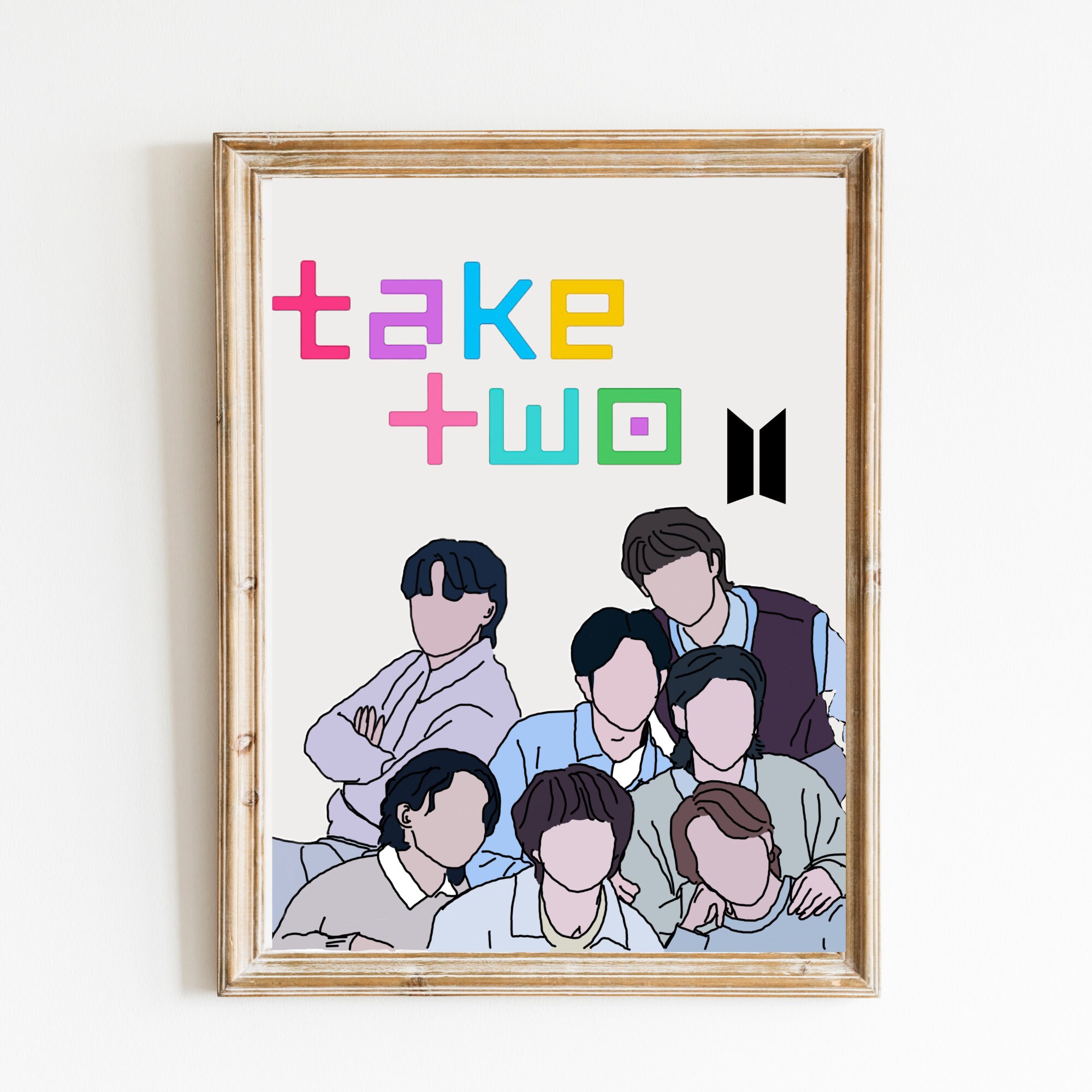 BTS Poster L Take Two | BTS Army | Wall Decor | Digital Printable - Etsy