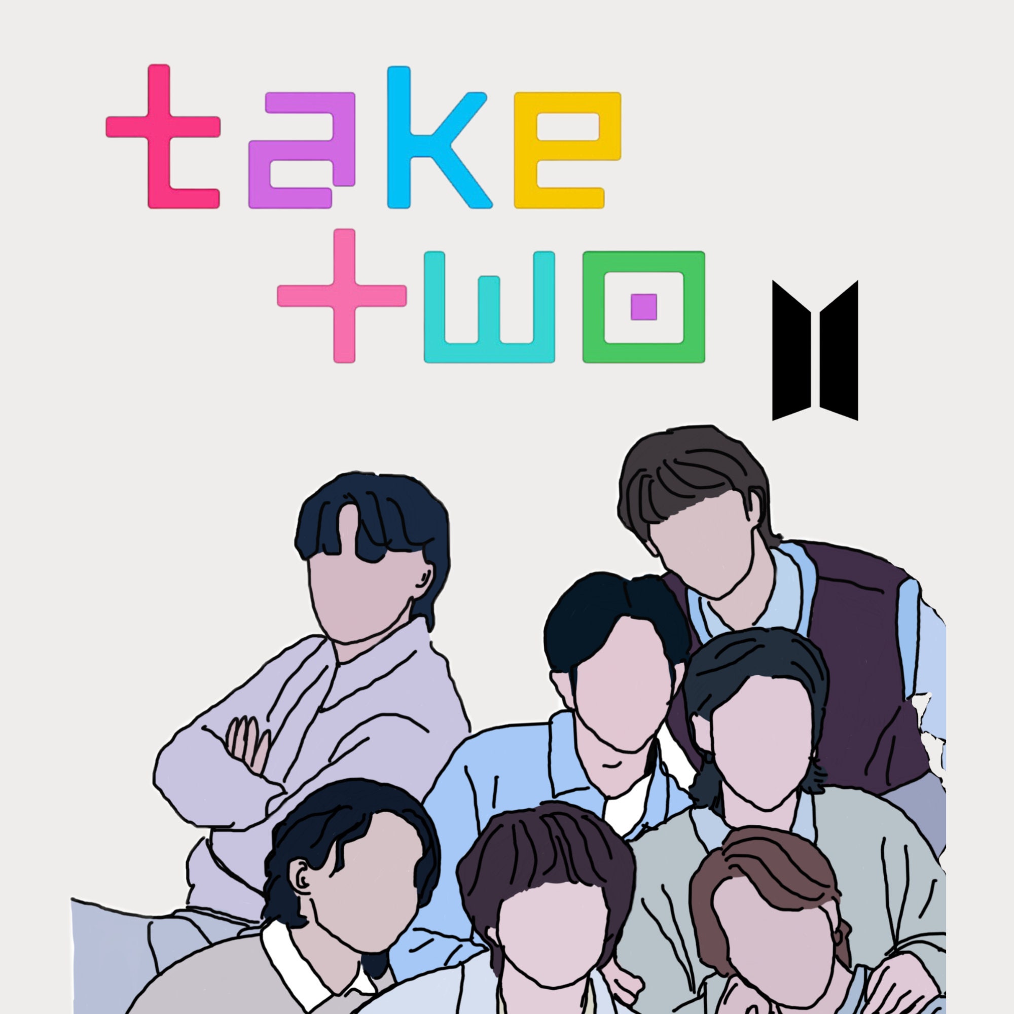 BTS Poster L Take Two | BTS Army | Wall Decor | Digital Printable - Etsy