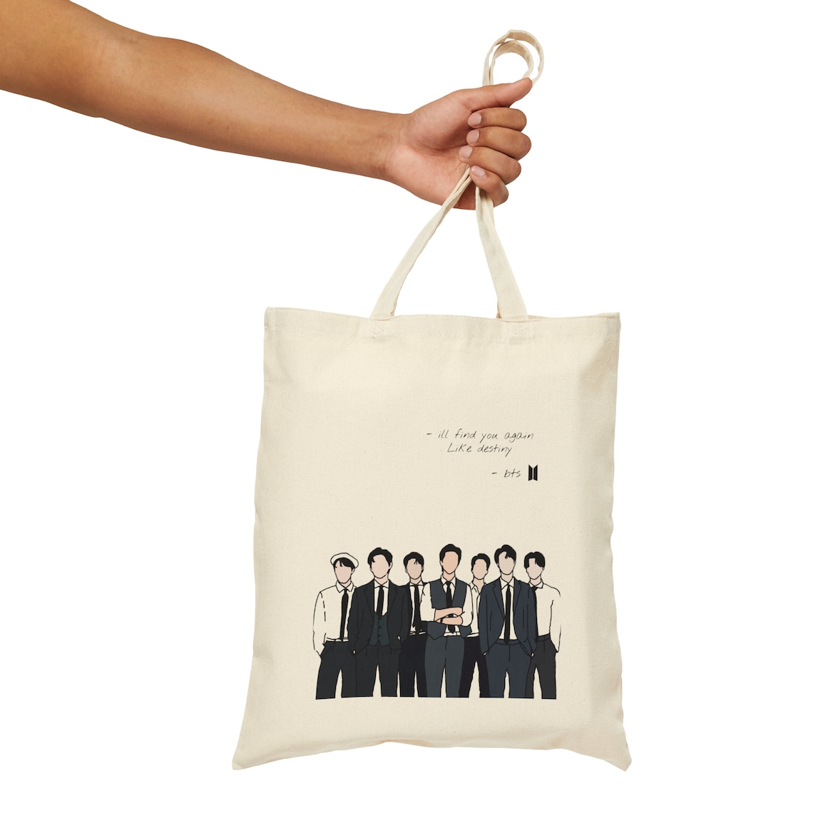BTS Inspired Tote Bag Kpop Army Friend Gift Carry Your Love for BTS ...