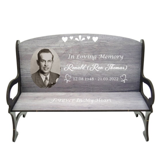 Heart Memorial Benches For Cemeteries
