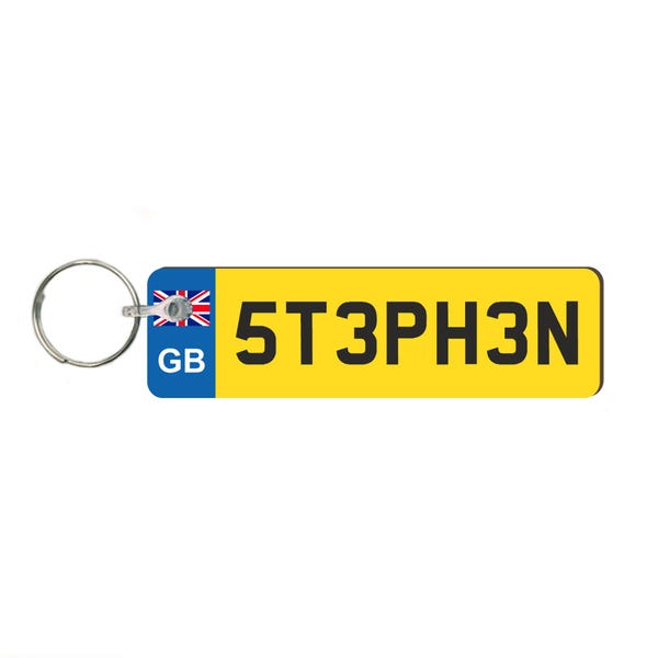 Number Plate Keyring - Etsy UK