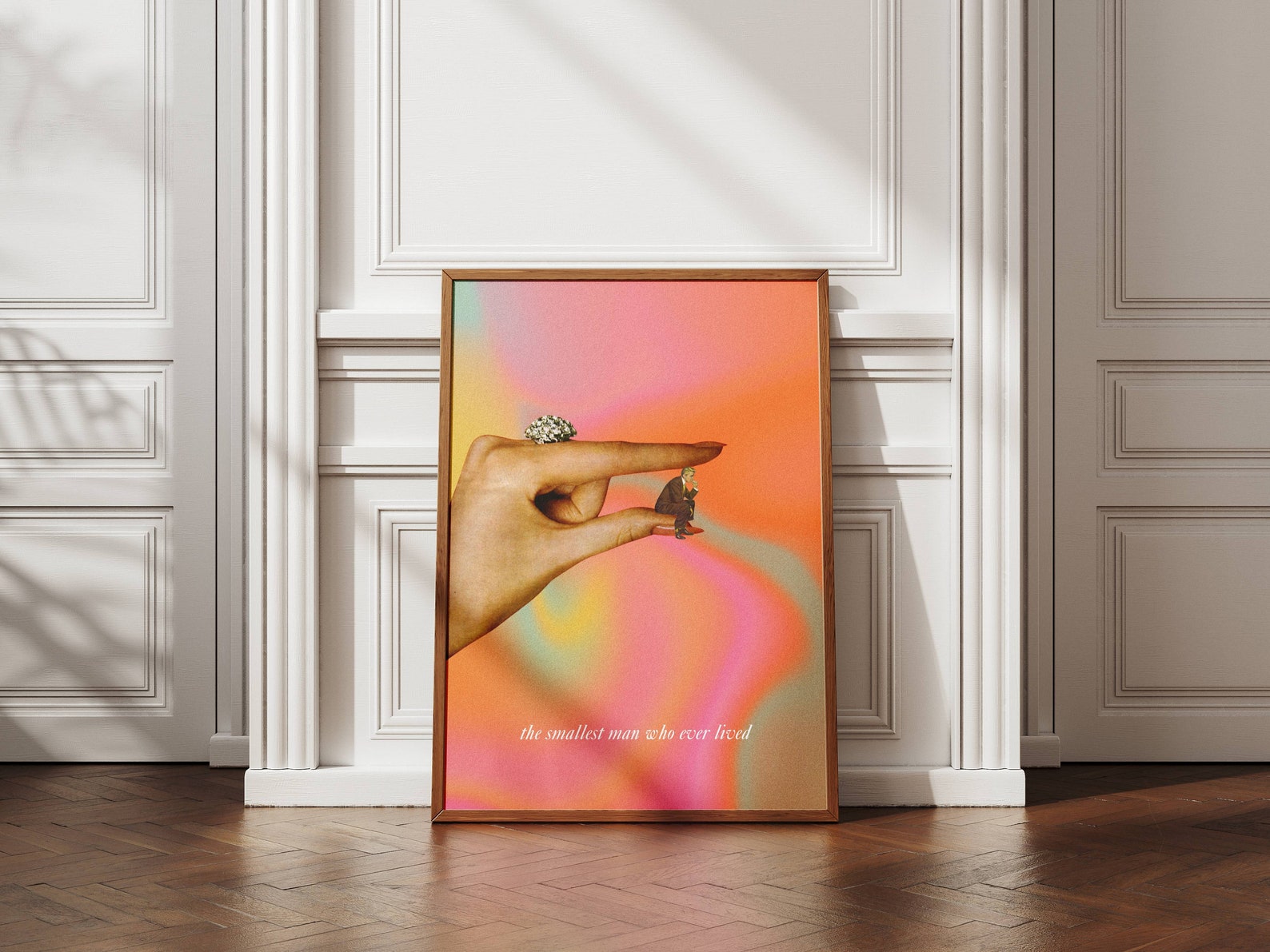 The Smallest Man Who Ever Lived Print | Dopamine Decor, Trendy Wall Art ...
