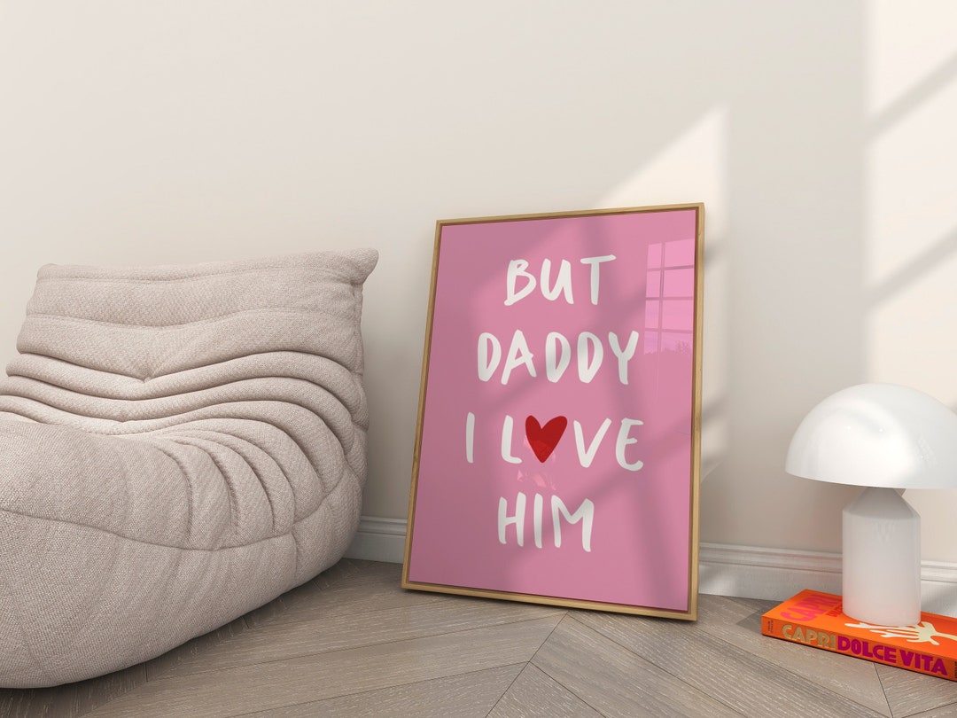 But Daddy I Love Him Print TTPD Lyrics Art the Tortured Poets ...