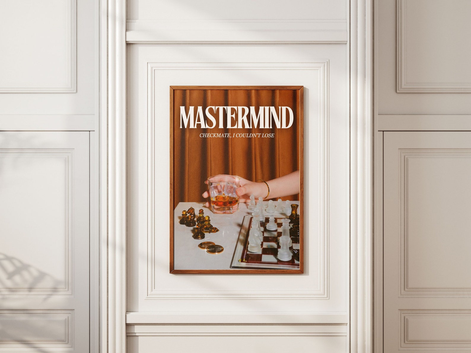 Mastermind Print, Checkmate I Couldn't Lose, Trendy Wall Art, College ...