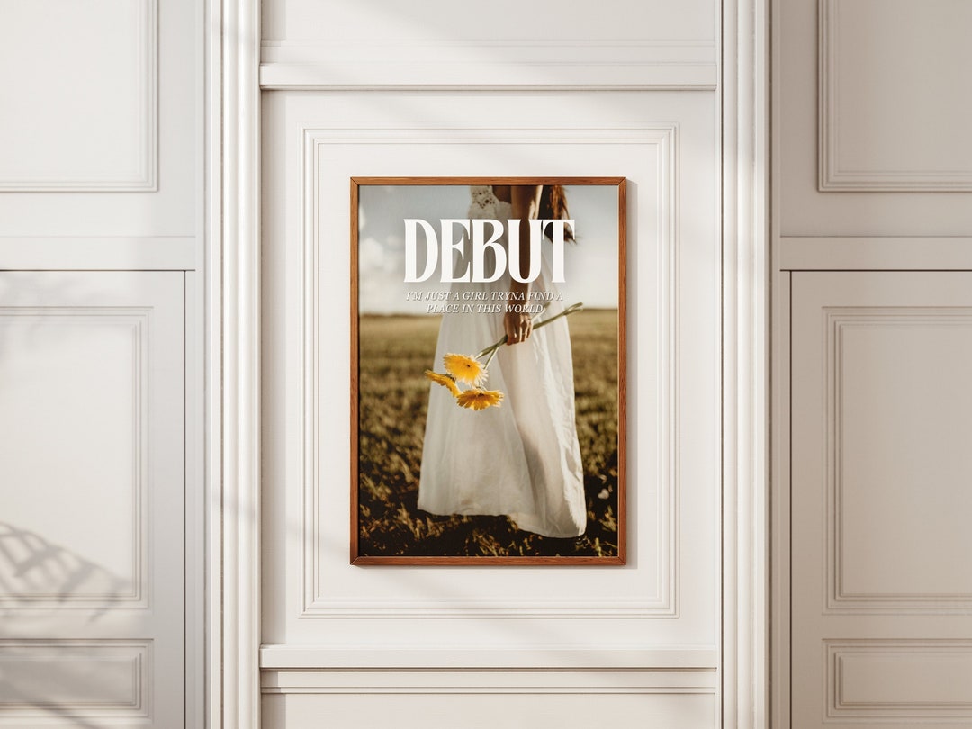 Debut Album Print Debut Poster, Debut Merch, Debut Taylors Version ...