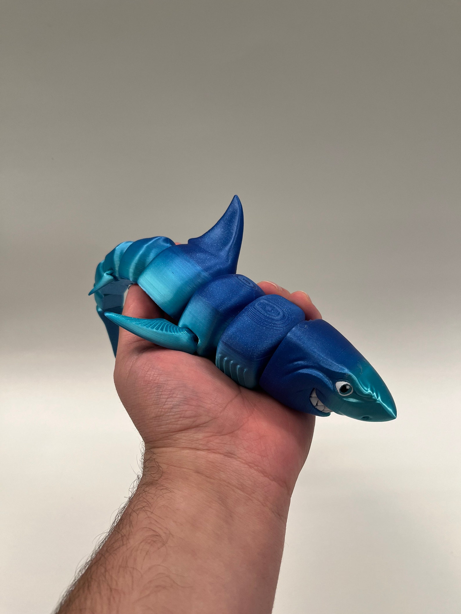 Articulated Great White Shark 3D Printed - Fidget Toy - Stress Toy - Etsy