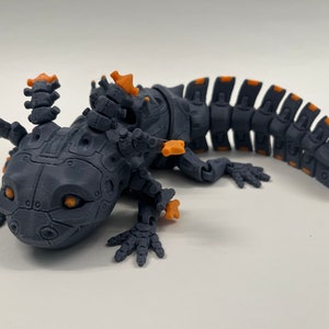 Robot Axolotl Articulated 3D Printed - Fidget Toy - Stress Toy - Etsy ...