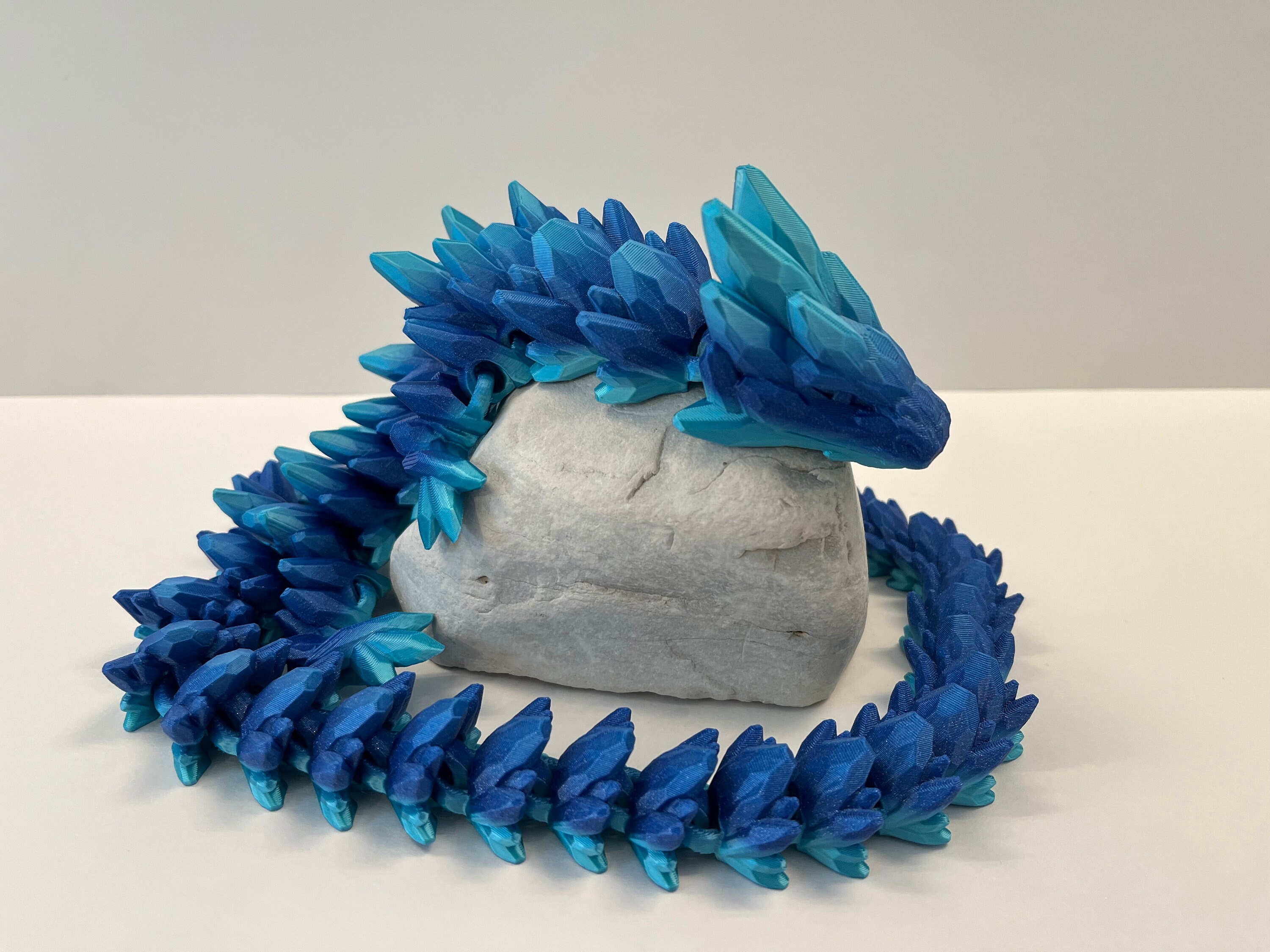 Gemstone Dragon Articulated 3D Printed Fidget Toy Stress Toy - Etsy