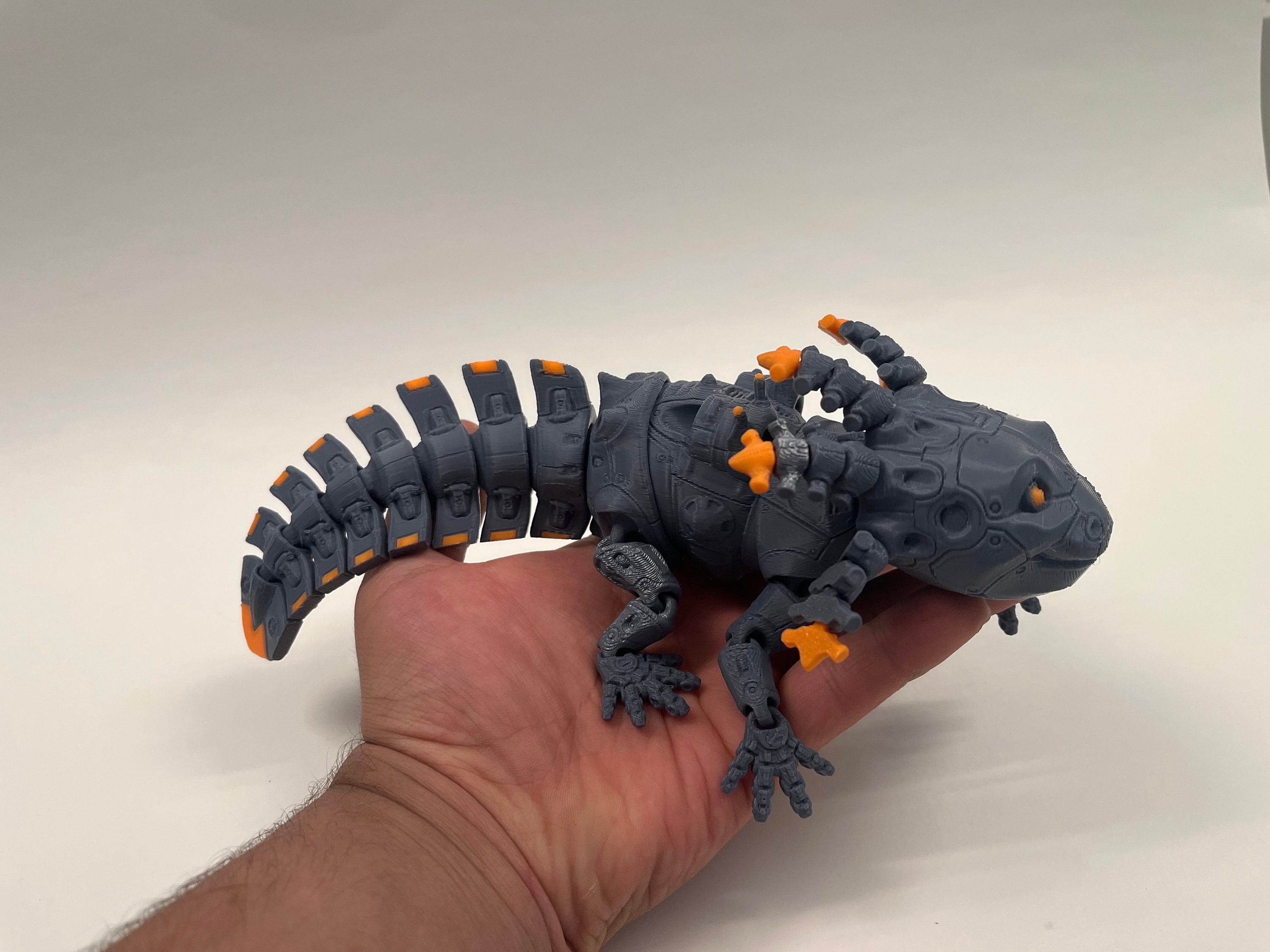 Robot Axolotl Articulated 3D Printed Fidget Toy Stress Toy - Etsy Canada
