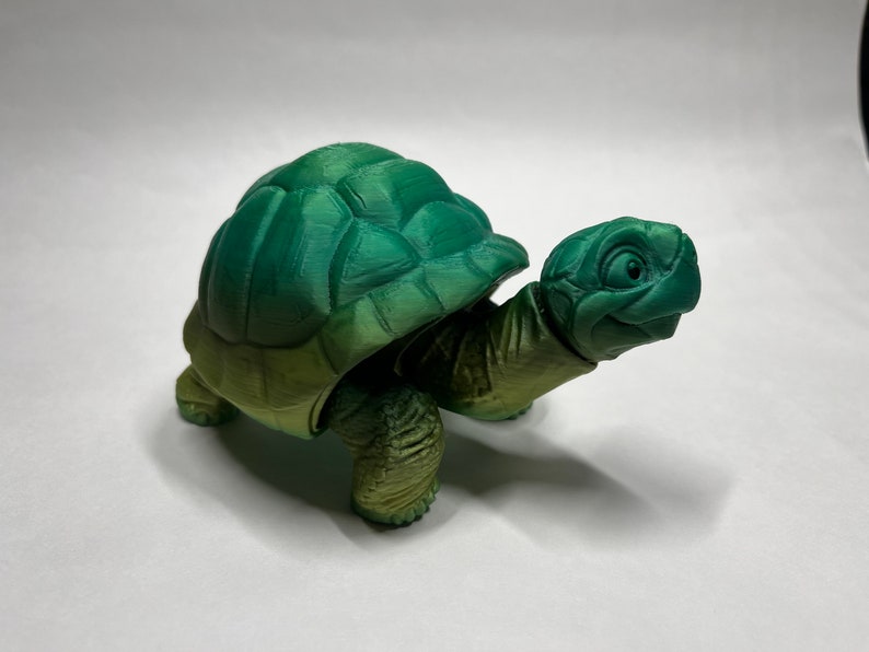 Articulated 3D Printed Tortoise Fidget Toy Stress Toy - Etsy