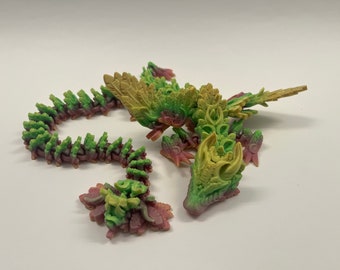 Lunar Dragon Articulated 3D Printed Fidget Toy Stress Toy - Etsy