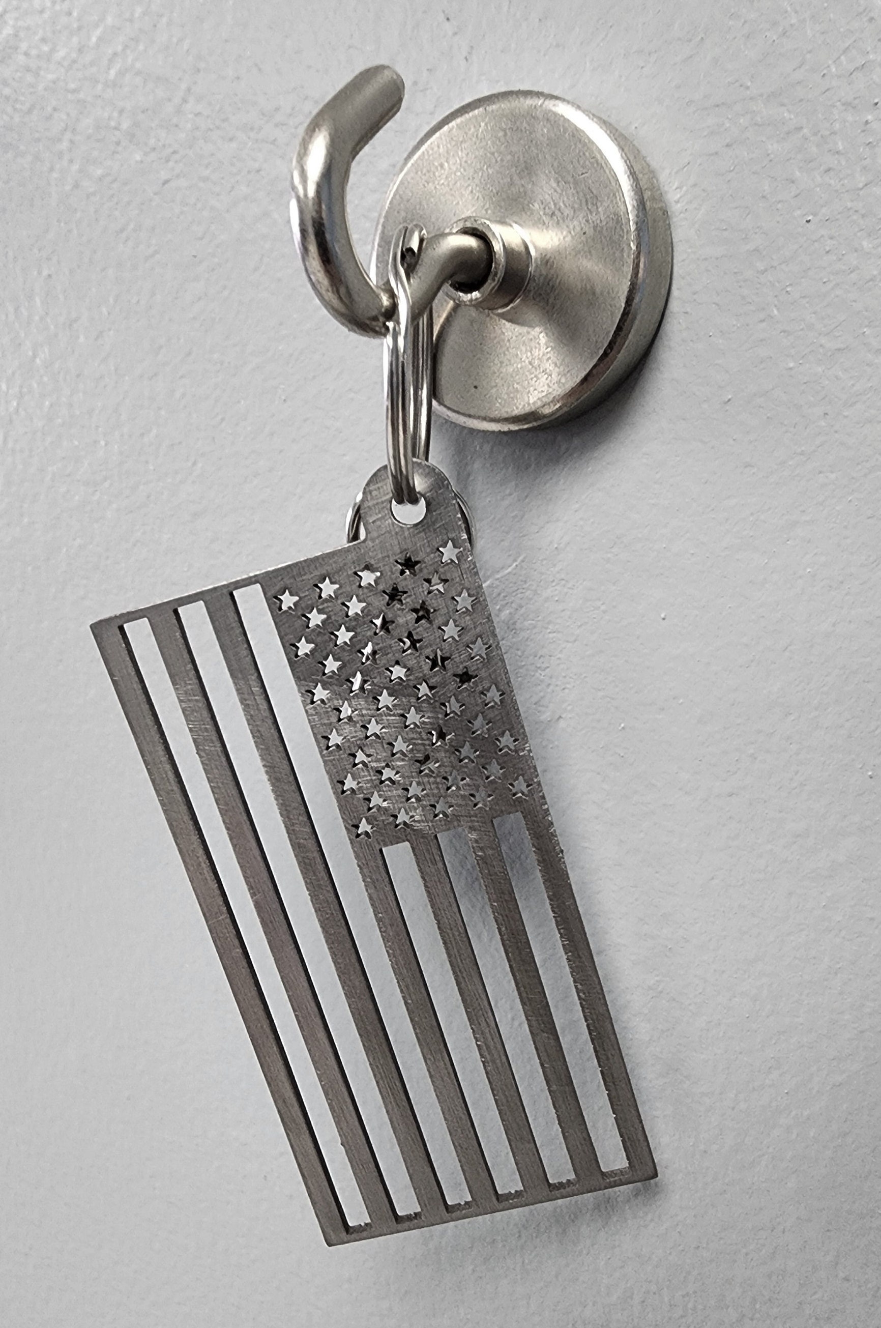 American Flag Keychain USA Flag Keychain Laser Cut Stainless Metal - Etsy