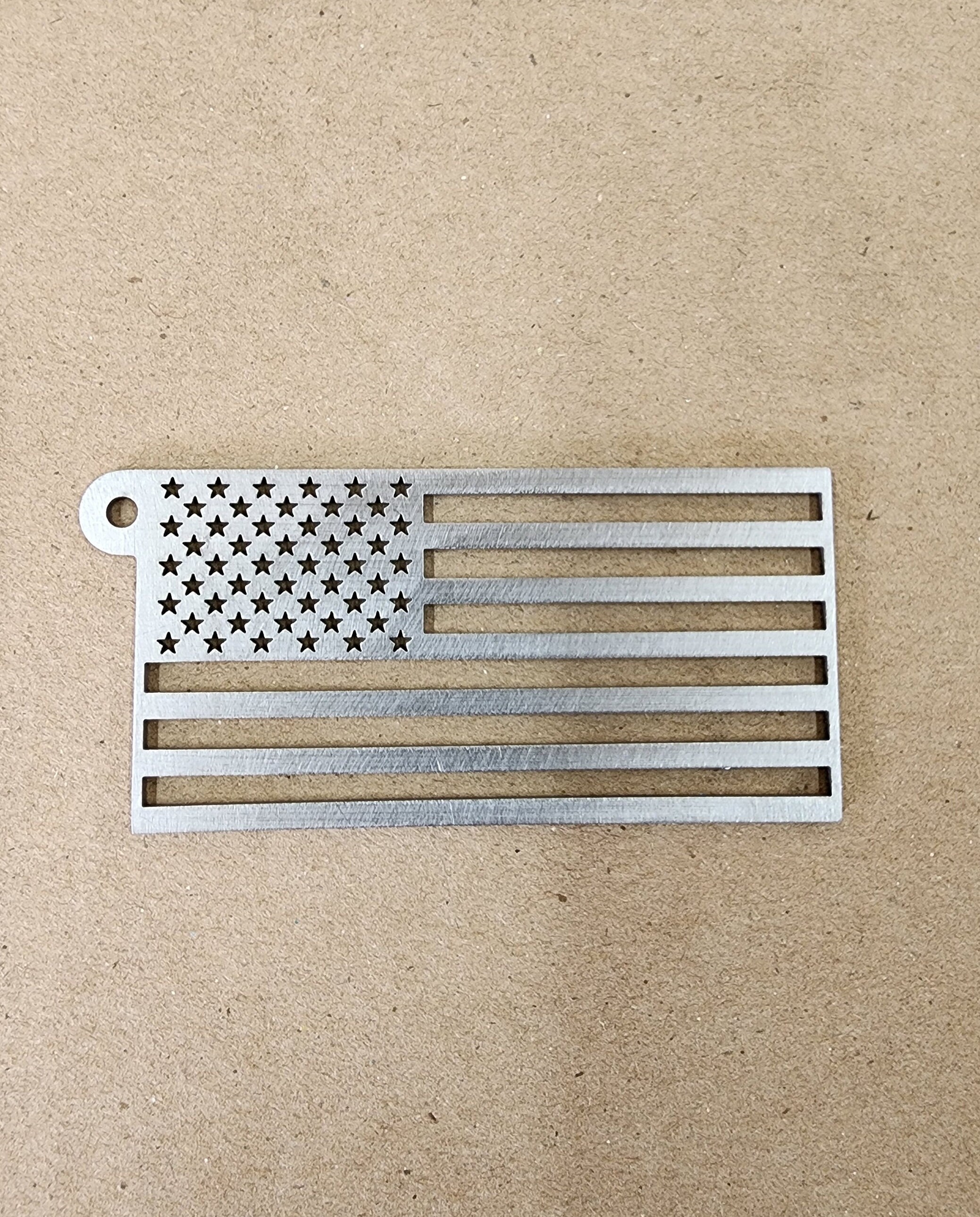 American Flag Keychain USA Flag Keychain Laser Cut Stainless Metal - Etsy