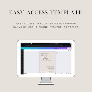 MODERN, the Madison Minimalist Wedding Invitation Template Suite FULLY ...