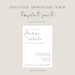 MODERN, the Madison Minimalist Wedding Invitation Template Suite FULLY ...