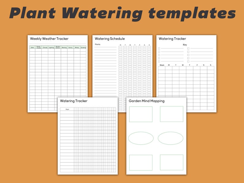Garden Planner Printable, Garden Planner, Plant Planner, Garden Journal ...