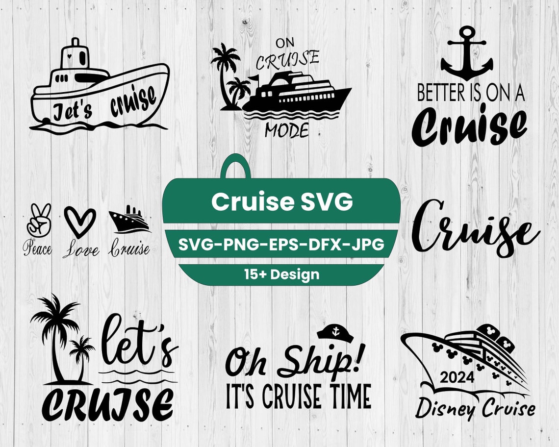 Cruise Ship Svg Bundle, First Cruise Svg, Cruise Ship Svg, Cruise Svg ...