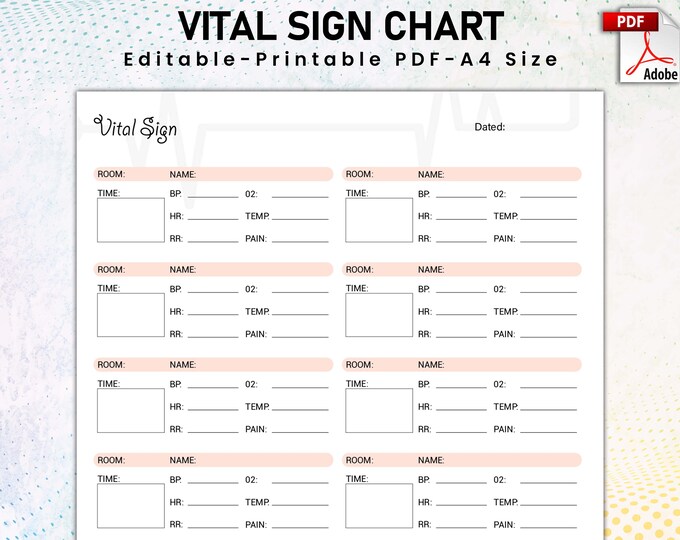 Vitals and Assessments Ranges and Prompts for SIM Lab or Clinicals or ...