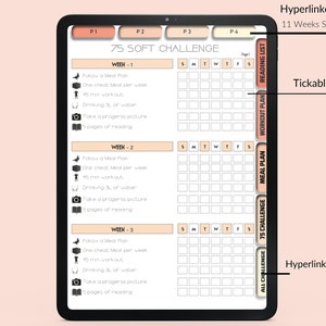 Editable 75 SOFT Challenge, Printable 75 SOFT Challenge, 75soft ...