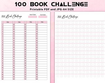 Printable Reading Log Instant Download Track Your Reading - Etsy