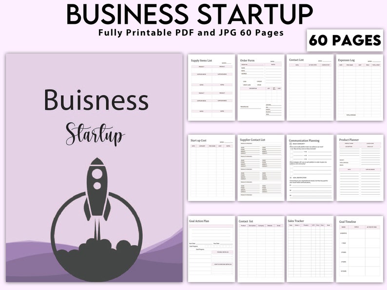 Printable Business Startup Business Startup Checklist - Etsy