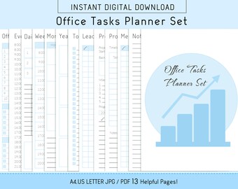 Office Task Tracker, Work Task Printable Planner, Work to Do Task List ...