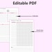 Editable Office Task Planner Set, Printable Work Schedule Planner ...