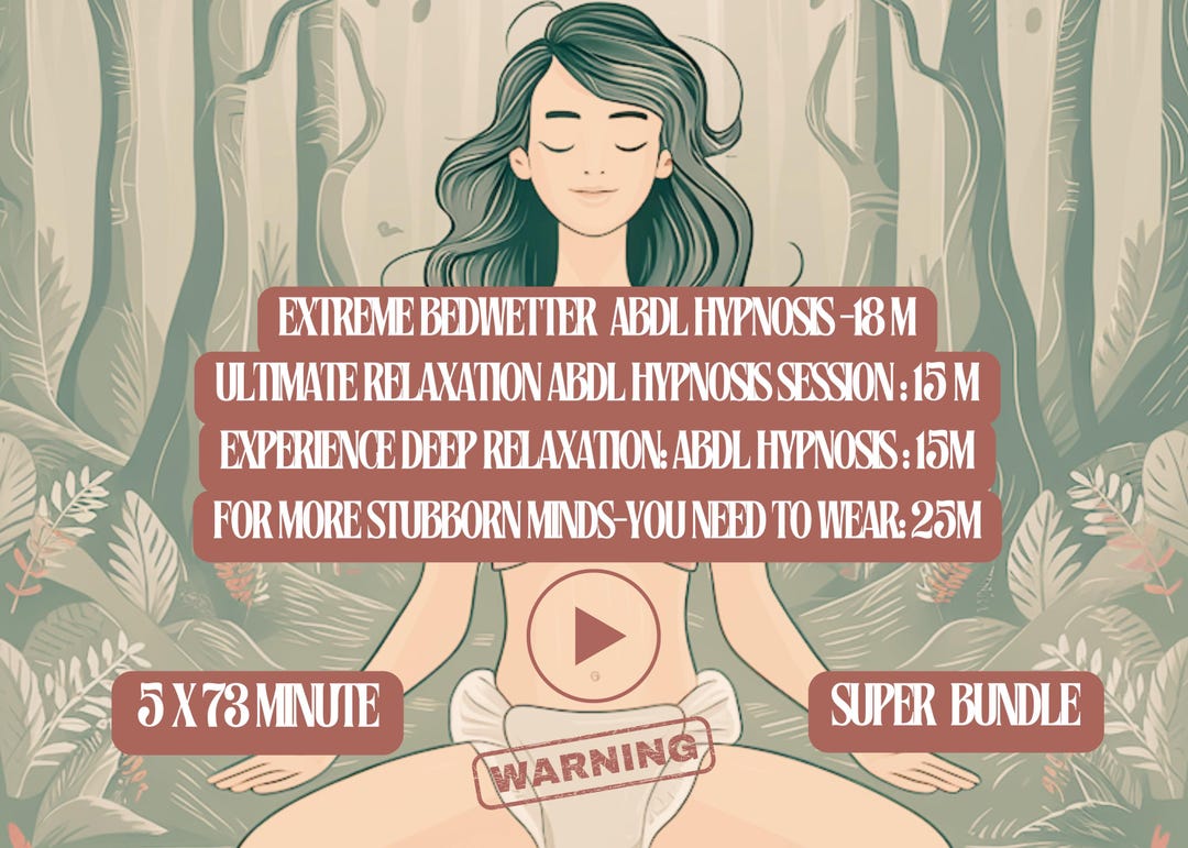 Unpotty Training ABDL Diaper Hypnosis SUPER BUNDLE to Completely Lose ...