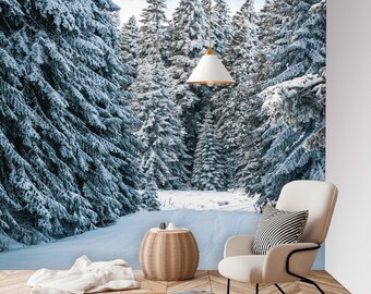 Winter Wonderland Mural - Etsy