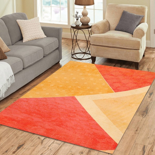 Orange Rug - Etsy
