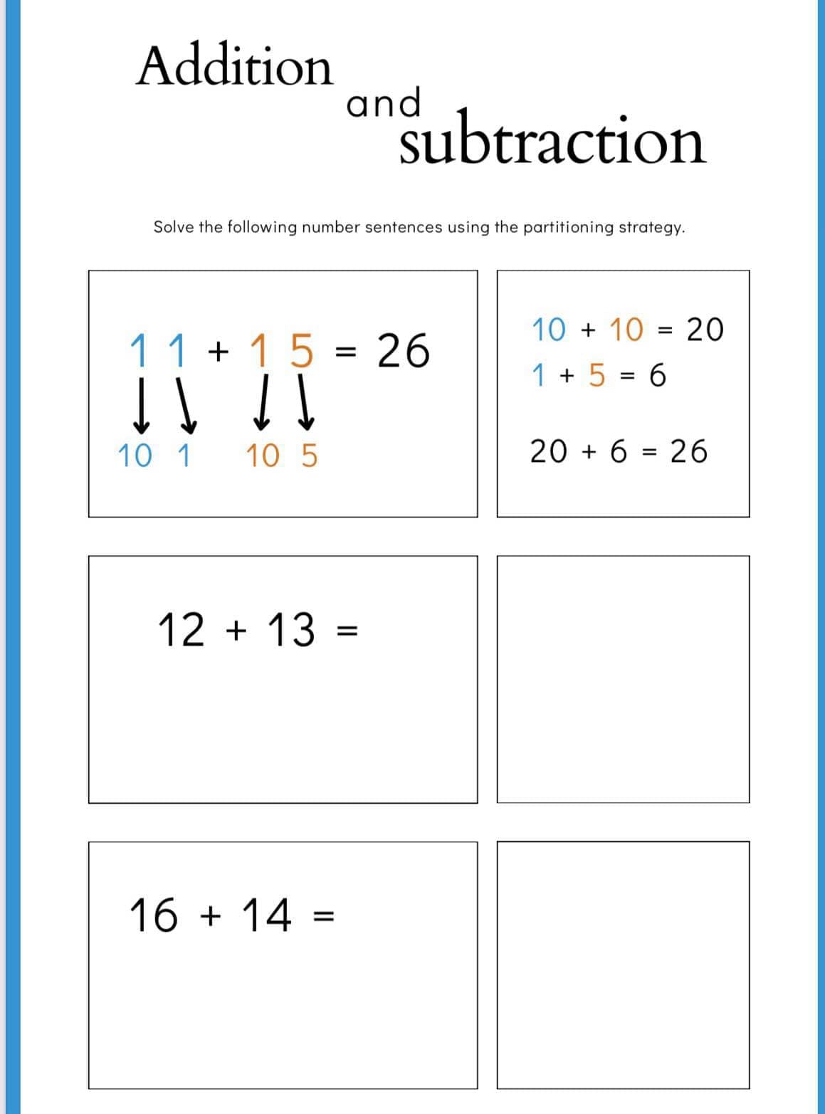 Printable Math Worksheets for Kids | Counting 20+ | Addition and ...
