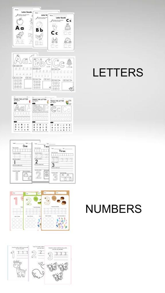 Ultimate Kindergarten and Preschool Prep | 300 Pages of Letters ...