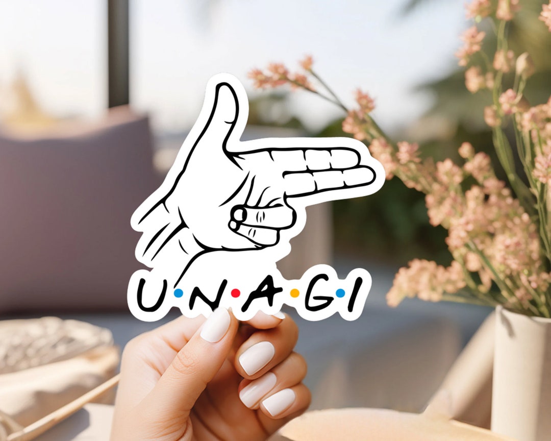 Ill Be There for You UNAGI Friends Font Sticker, Best Friends, Custom ...