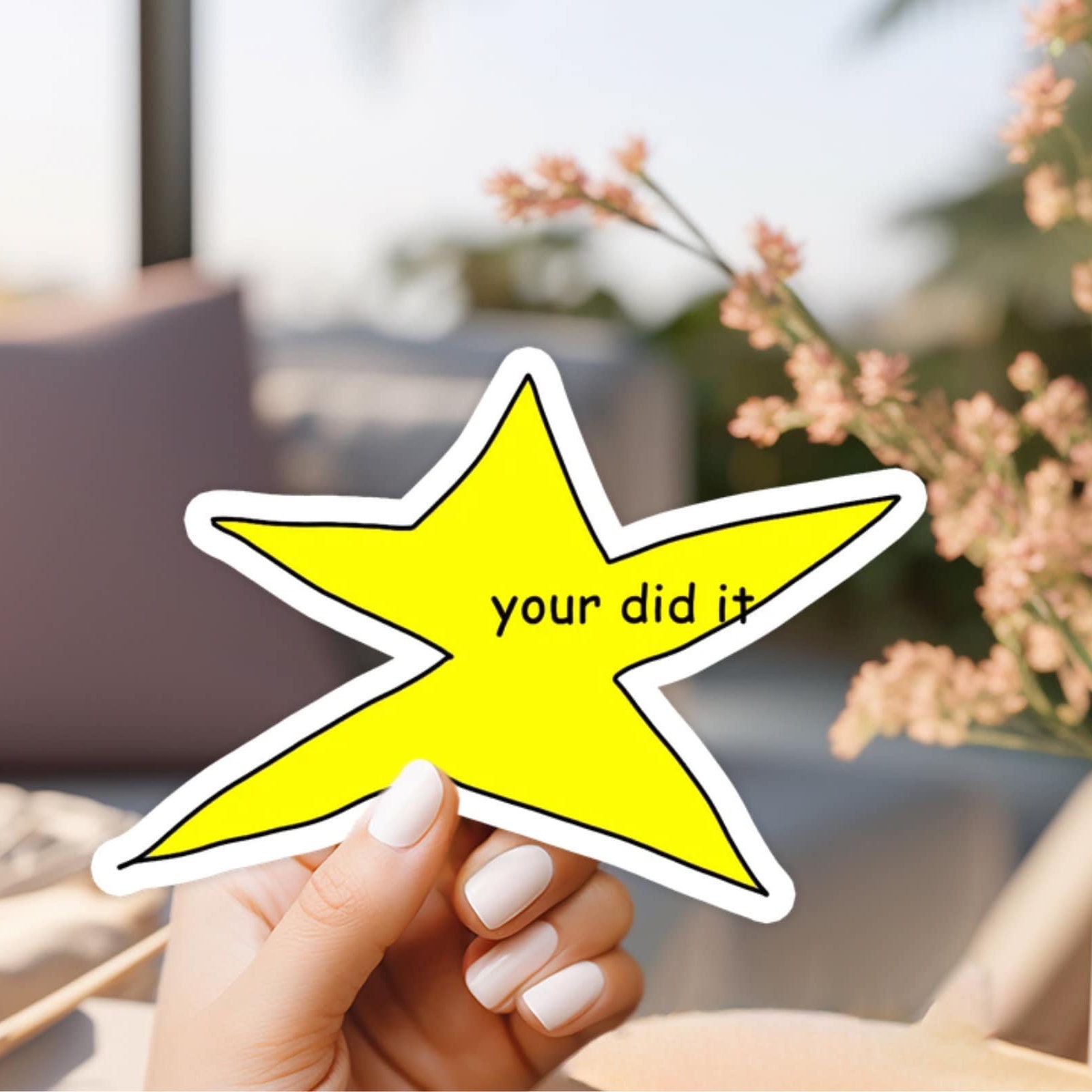 Your Did It Star Meme Vinyl Sticker Joke Sticker Funny Stickers Laptop ...