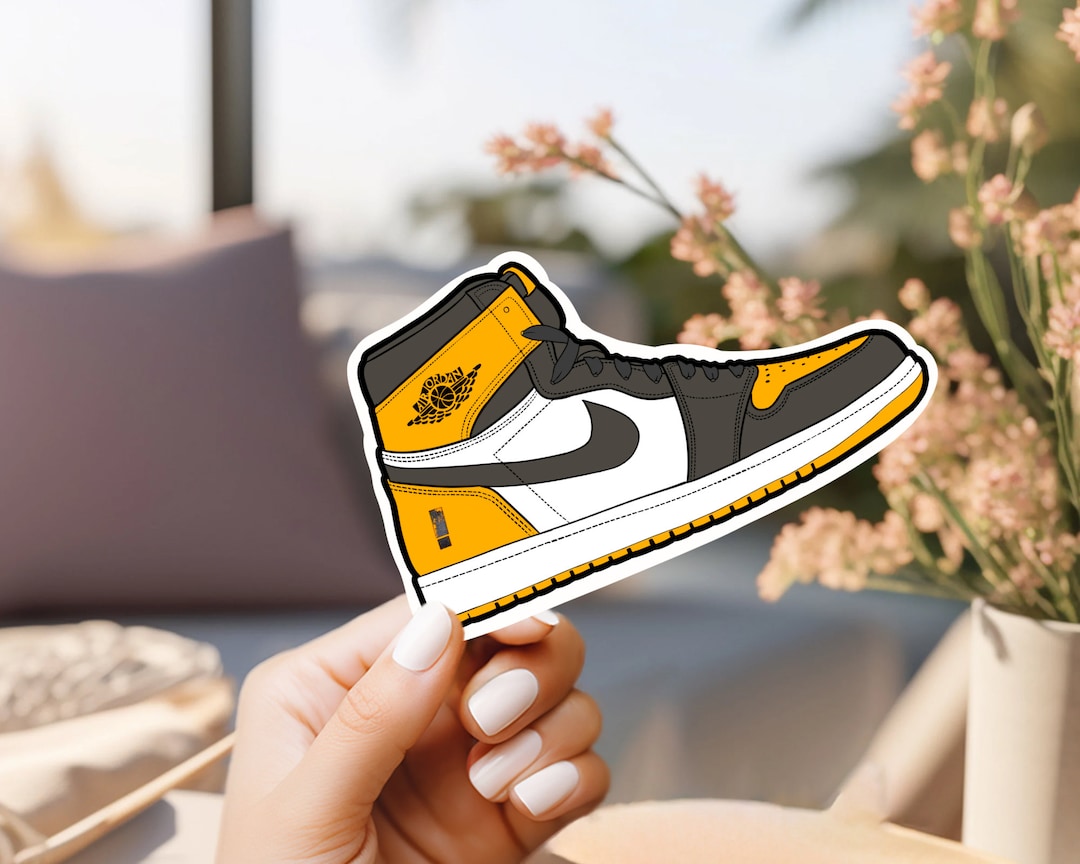 J1 Jordan 1 Sticker Multiple Colors Vinyl Stickers Laptop - Etsy