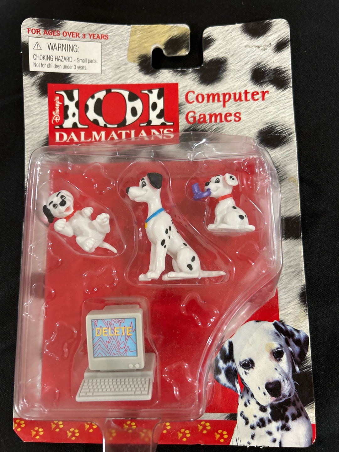 101 Dalmatians Figure Computer Games Toy Set Vintage Disney - Etsy
