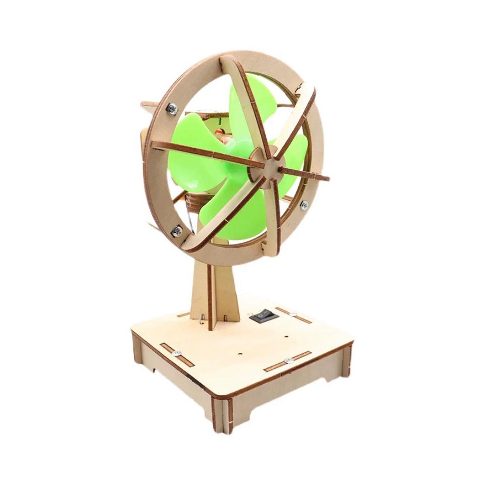 STEM Kit DIY Build a Fan Yourself Woodworking Kit, Educational STEM Toy ...