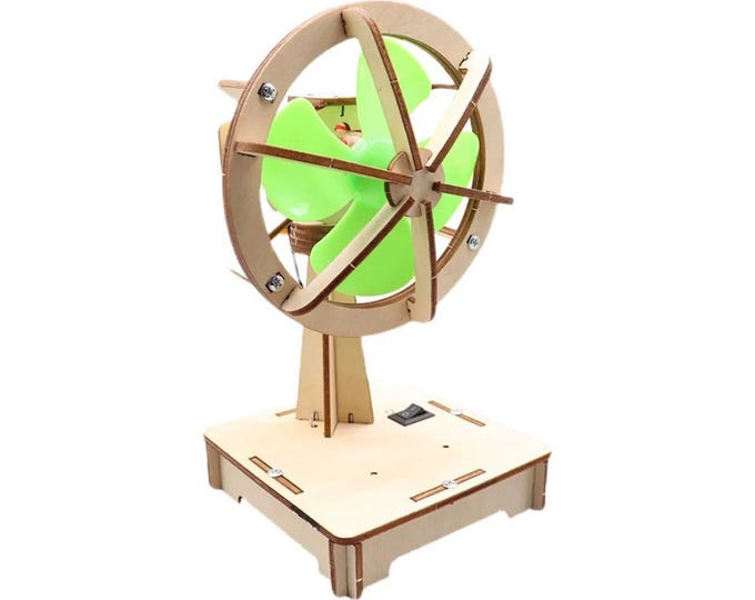 STEM Kit DIY Build a Fan Yourself Woodworking Kit, Educational STEM Toy ...