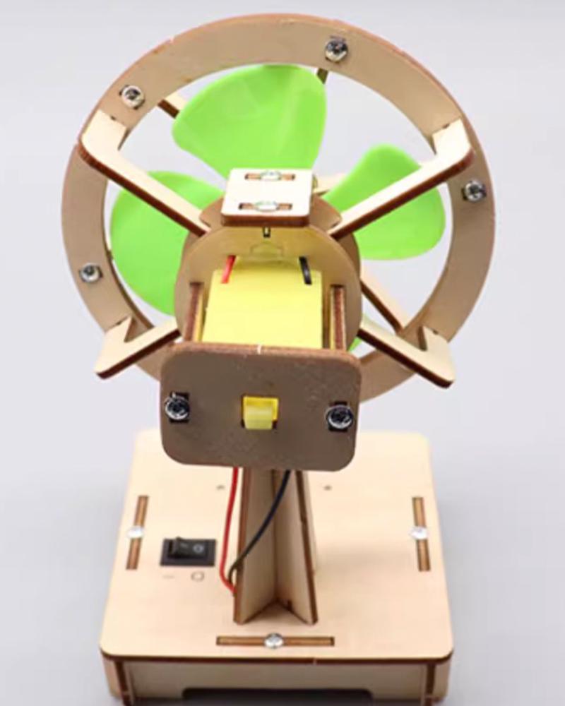 STEM Kit DIY Build a Fan Yourself Woodworking Kit, Educational STEM Toy ...